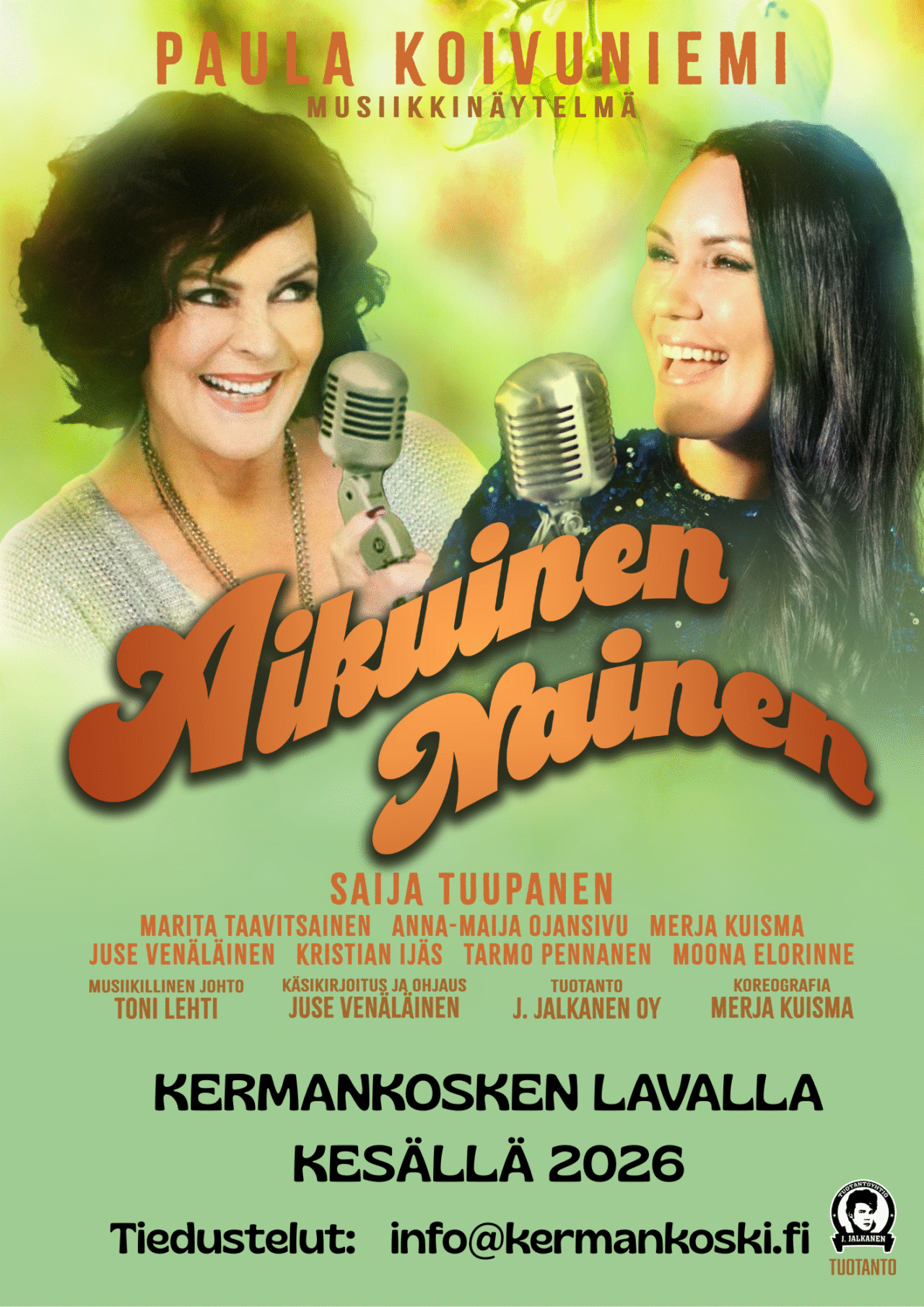 Aikuinen Nainen -musiikkinäytelmä kesällä 2026 - VisitHeinavesi
